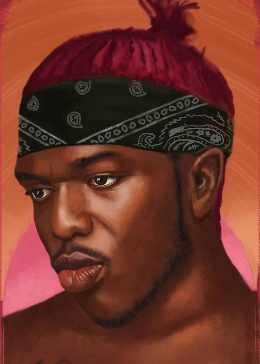 'Ksi Painted Portrait' Poster, picture, metal print, paint by Classy ...