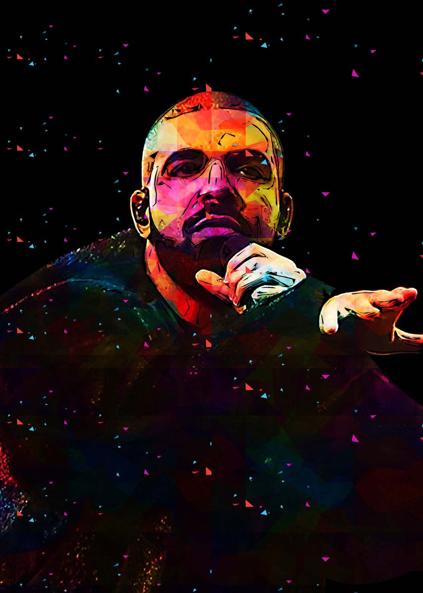 'Drake ' Poster, picture, metal print, paint by San Creative | Displate