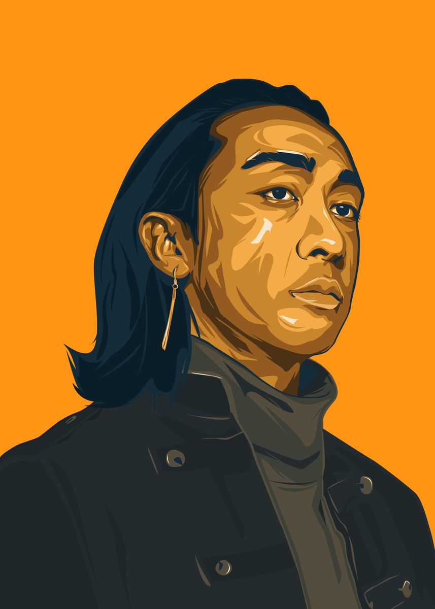 'Kiyo' Poster, picture, metal print, paint by Terd Dabu | Displate