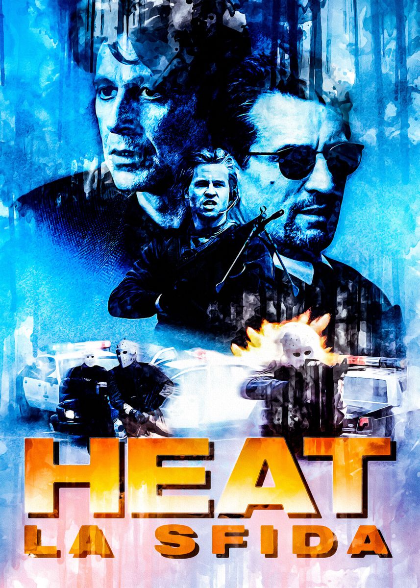 'Heat 1' Poster, picture, metal print, paint by Kaye Luca | Displate