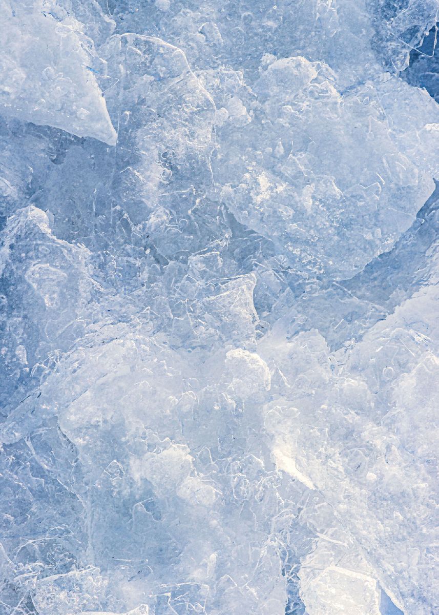'Abstract Ice Texture' Poster by Art Ofphotos | Displate