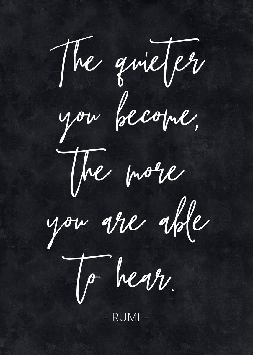 'Classic Rumi Quote' Poster by Tumblewheed | Displate