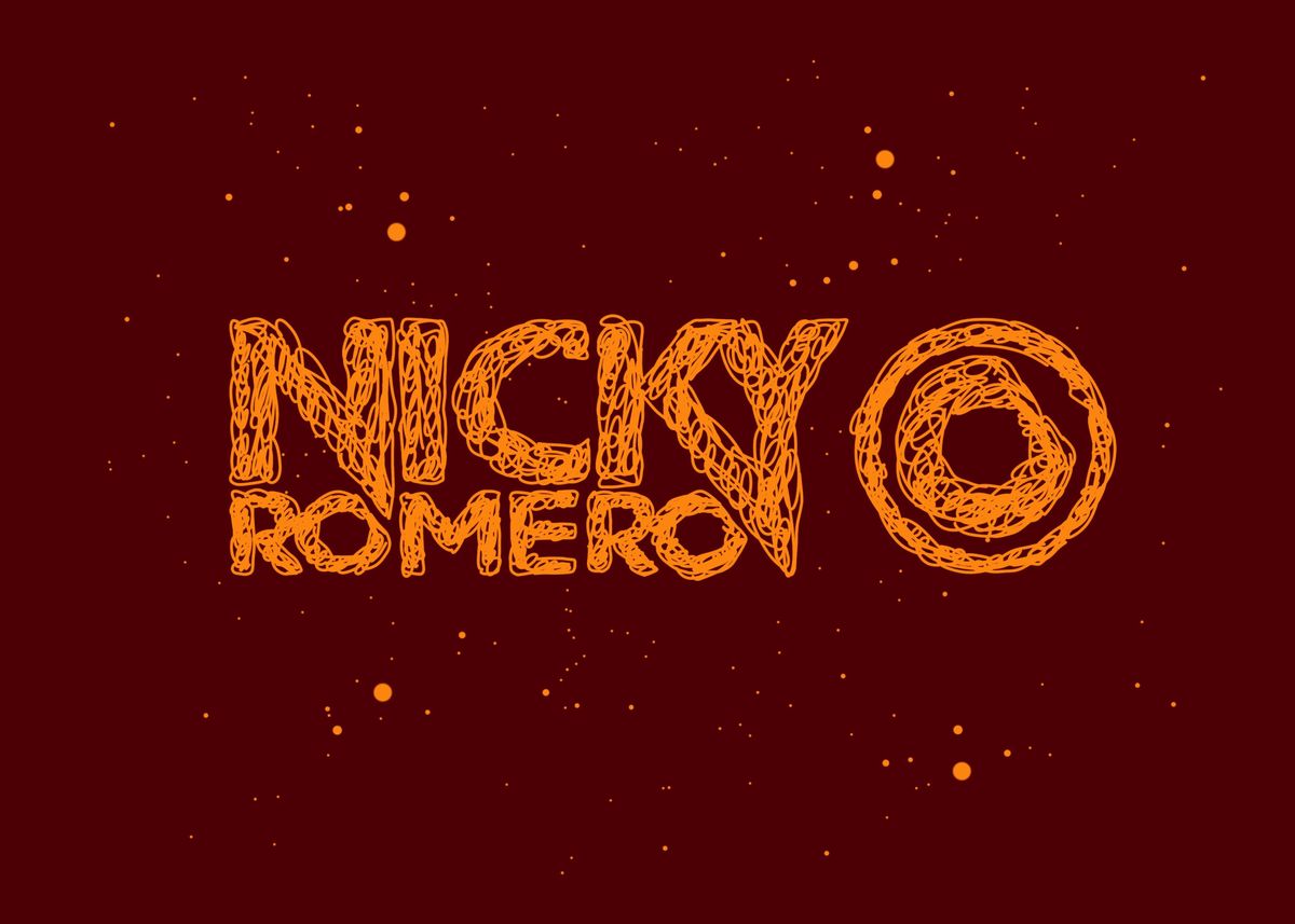 'NICKY ROMERO DJ AMERONGEN' Poster by erwin saputra art | Displate