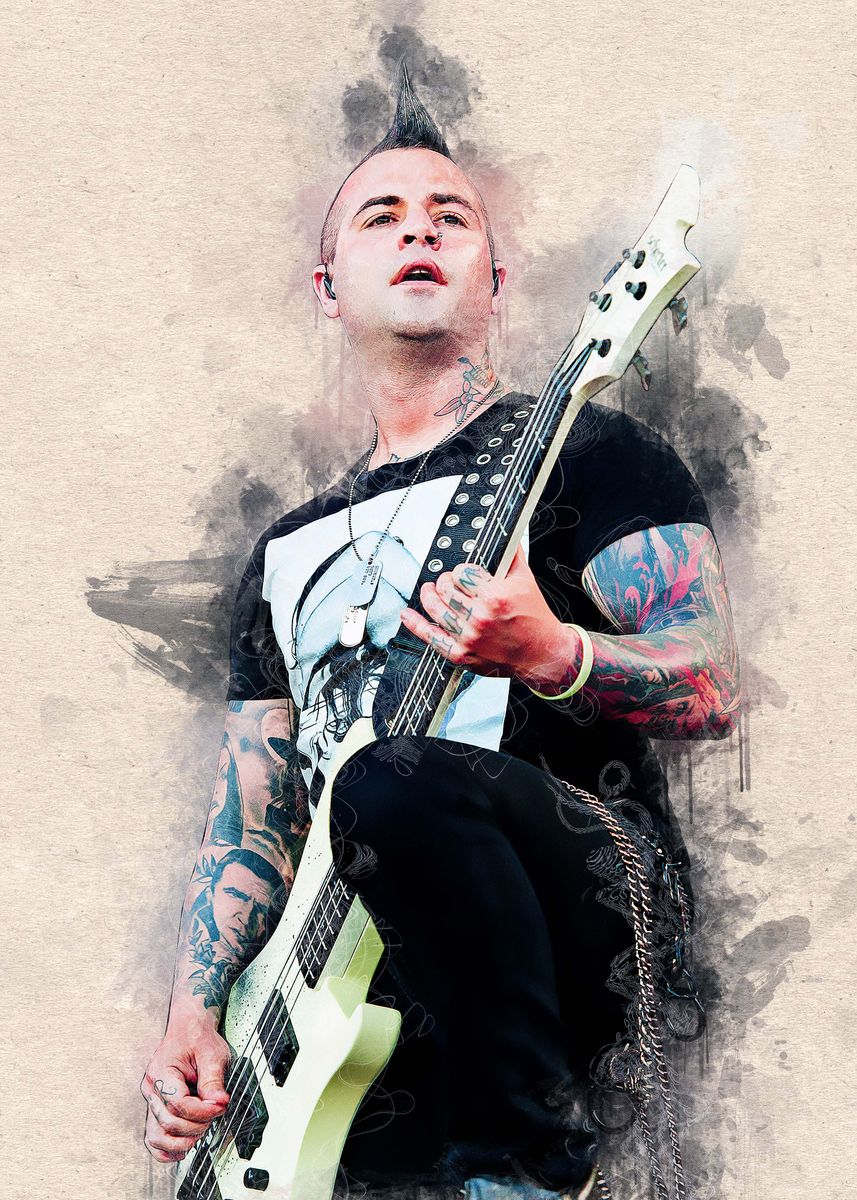 'Johnny Christ' Poster, picture, metal print, paint by San Creative ...