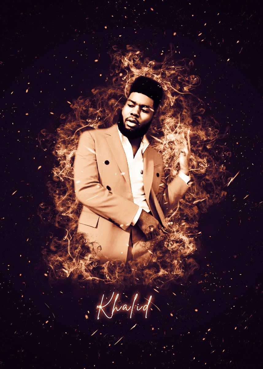 'Musician Khalid' Poster, picture, metal print, paint by andims37 ...