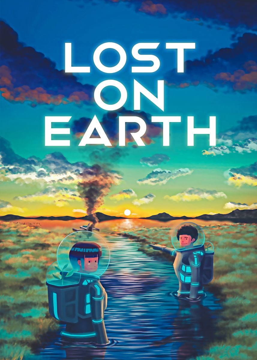 'lost on earth' Poster, picture, metal print, paint by MAMMIRI ART ...