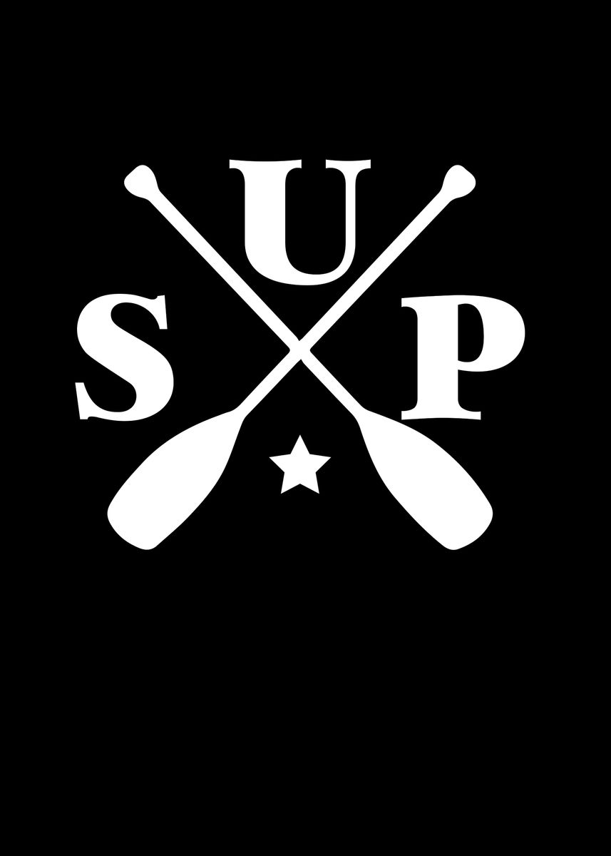 'SUP' Poster by bananadesign | Displate