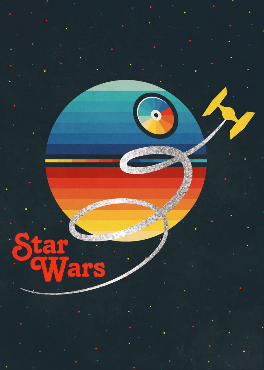 'The Star' Poster, picture, metal print, paint by Star Wars | Displate