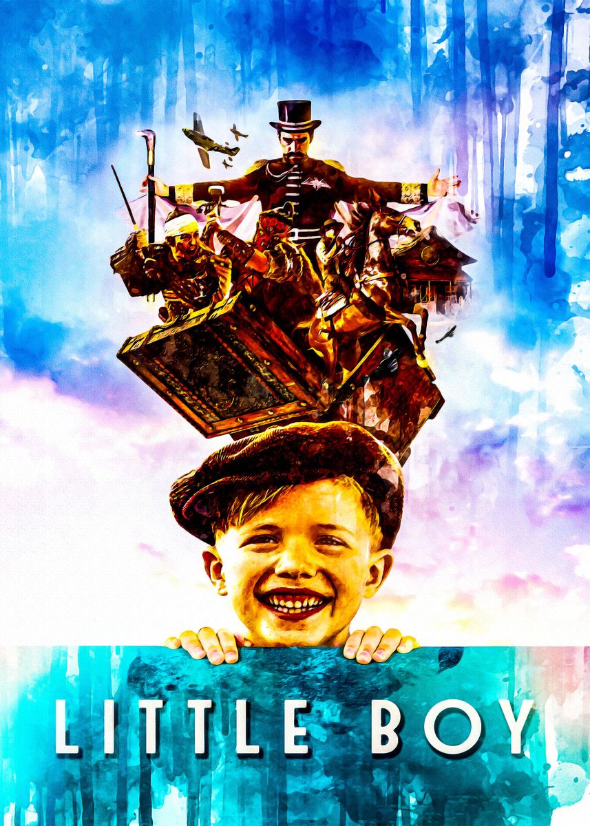 'Little Boy' Poster, picture, metal print, paint by Kaye Luca | Displate