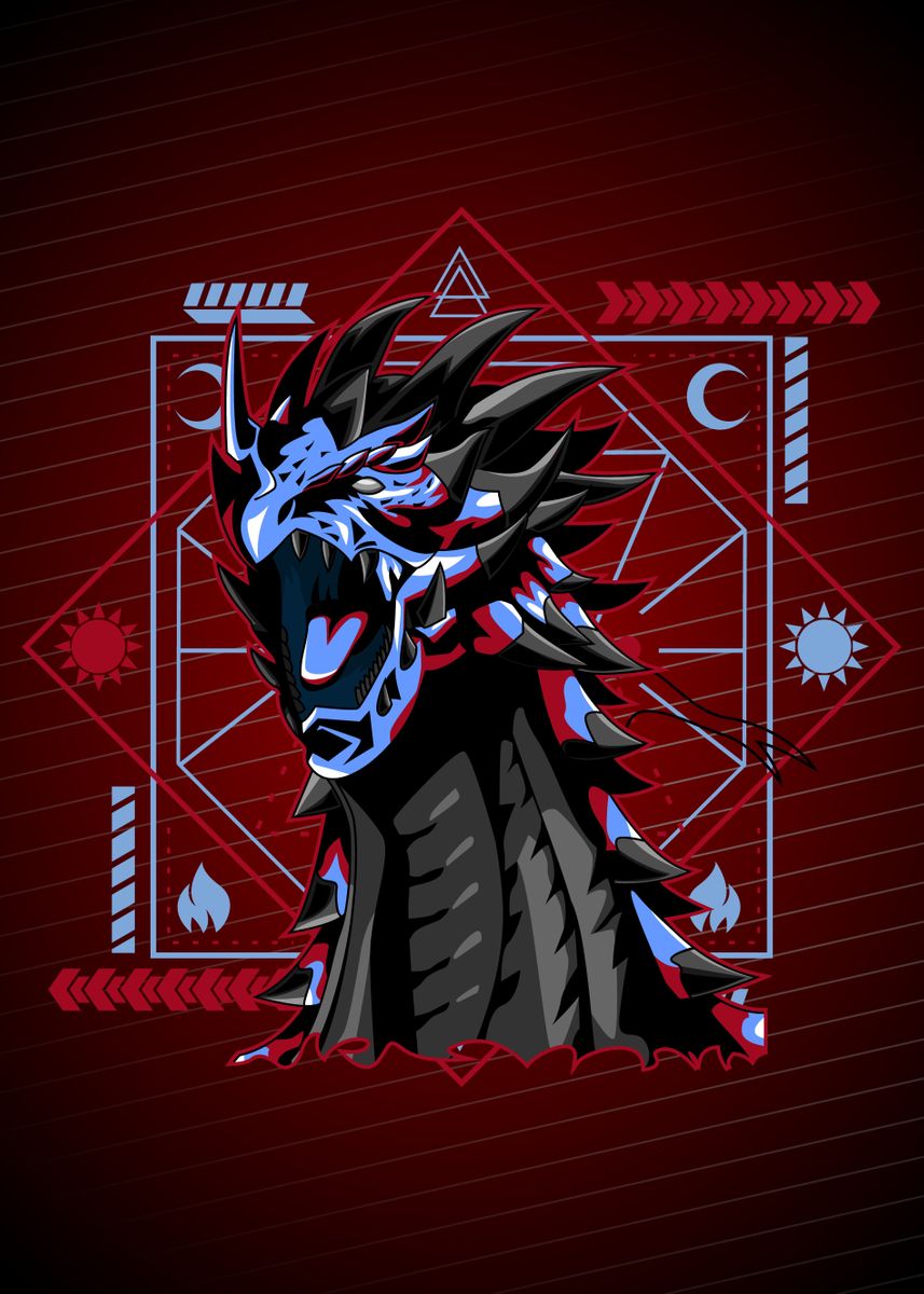 'DRAGON BLOOD' Poster, picture, metal print, paint by arif purnomo ...