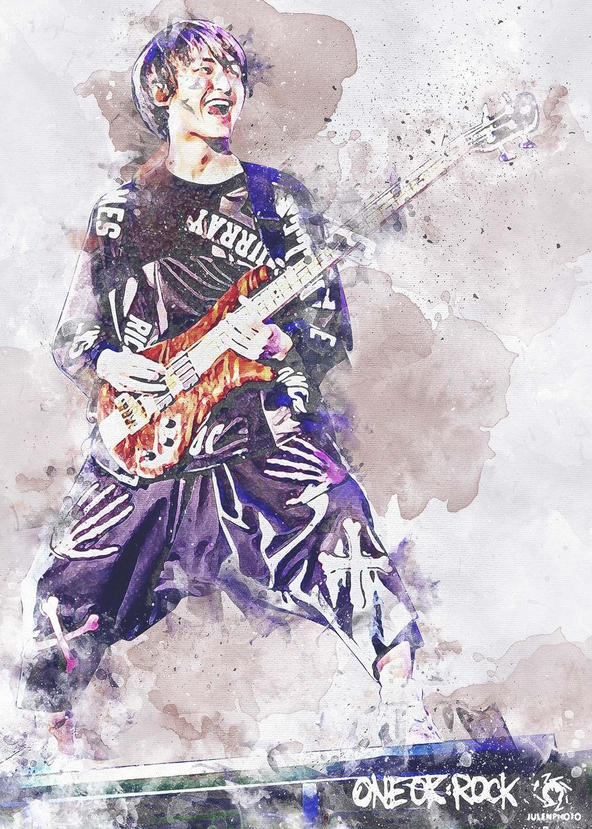 'Ryota' Poster, picture, metal print, paint by San Illustrator | Displate