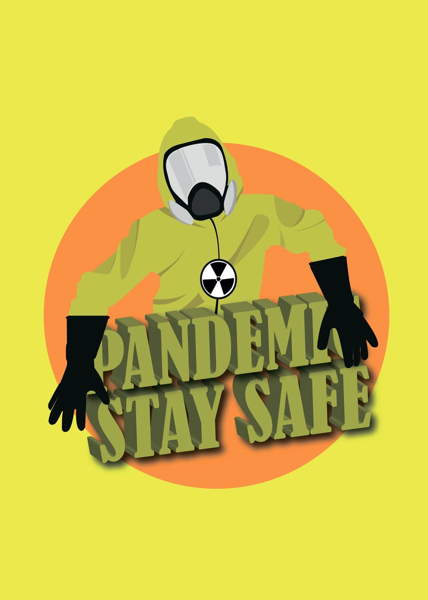 'Pandemic' Poster, picture, metal print, paint by Hardi Herman | Displate
