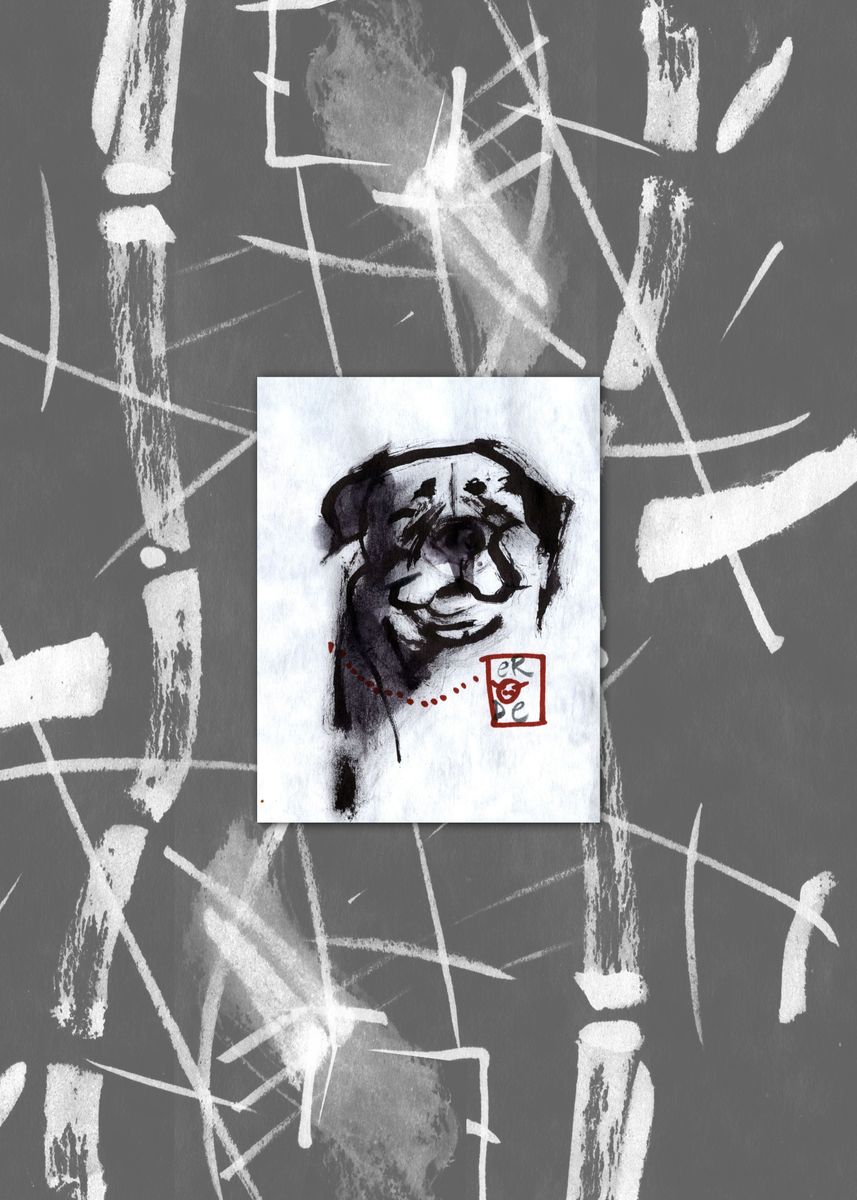 'Dog 3 invers' Poster by eR De | Displate