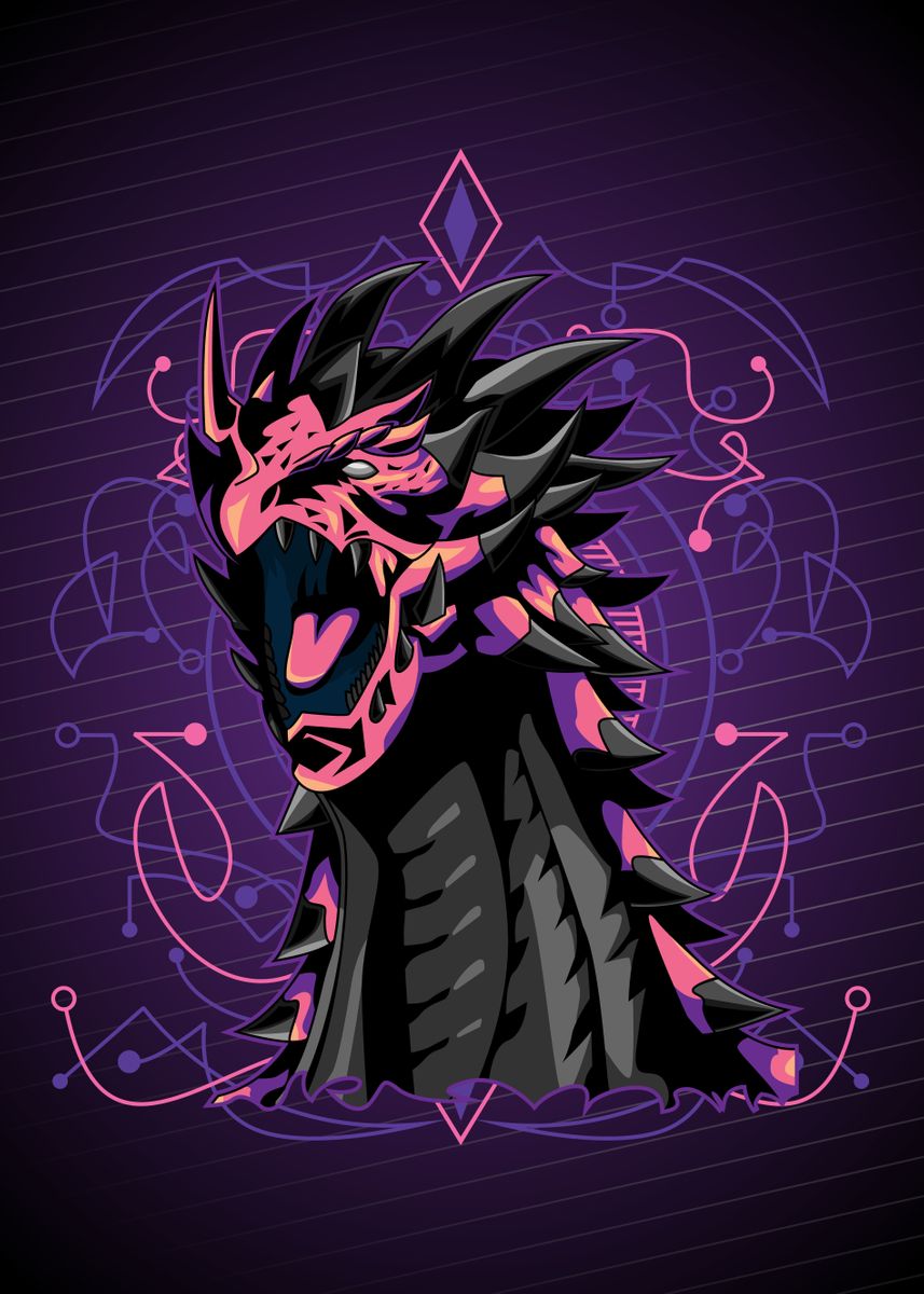 'ANGRY DRAGON' Poster by arif purnomo | Displate