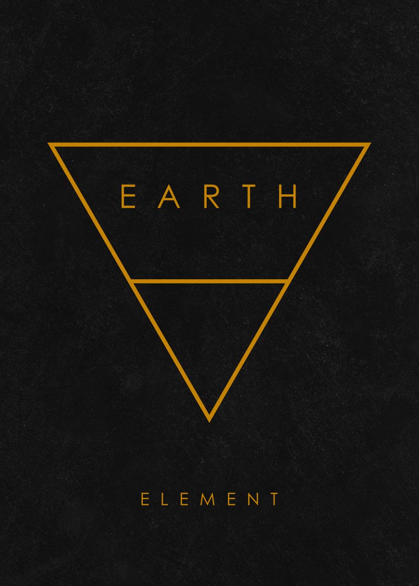 'Earth Symbol' Poster, picture, metal print, paint by Ray Diaz | Displate