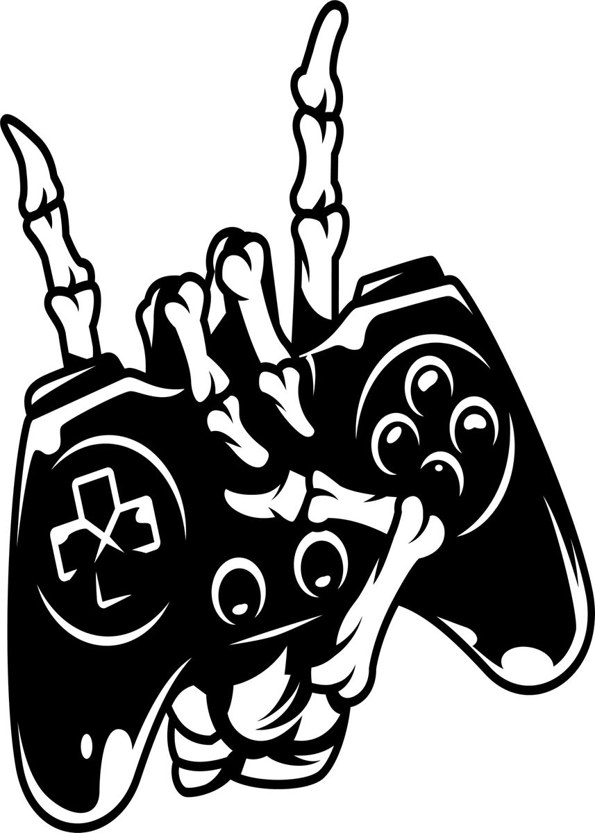 'Skeleton Controller' Poster by Soccarstarz | Displate