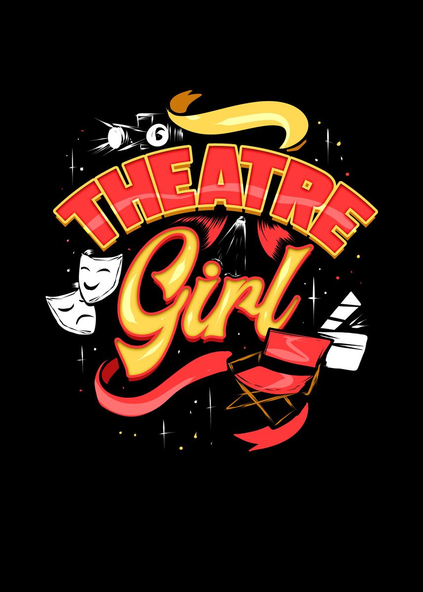 'Theatre Musical Broadway' Poster, picture, metal print, paint by ...