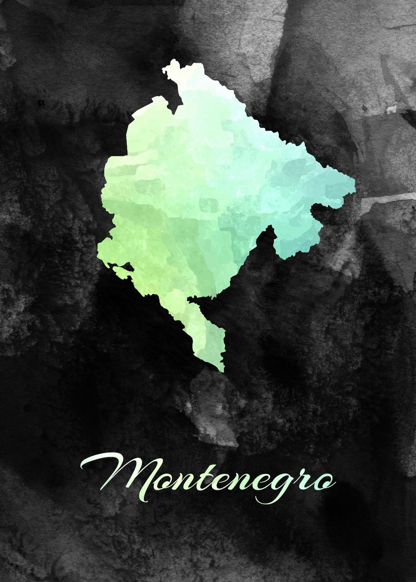 'Montenegro' Poster by Mr Maker | Displate