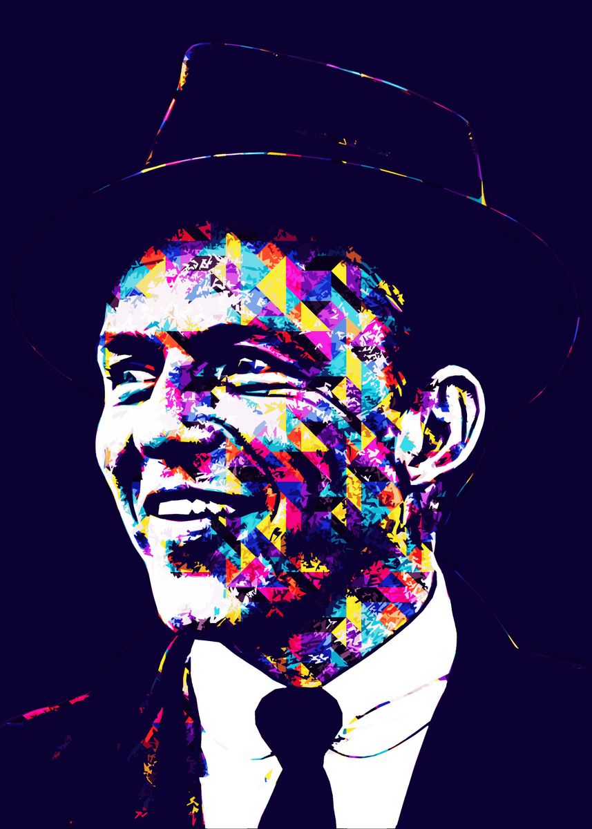 'Frank Sinatra' Poster, picture, metal print, paint by TI KI | Displate