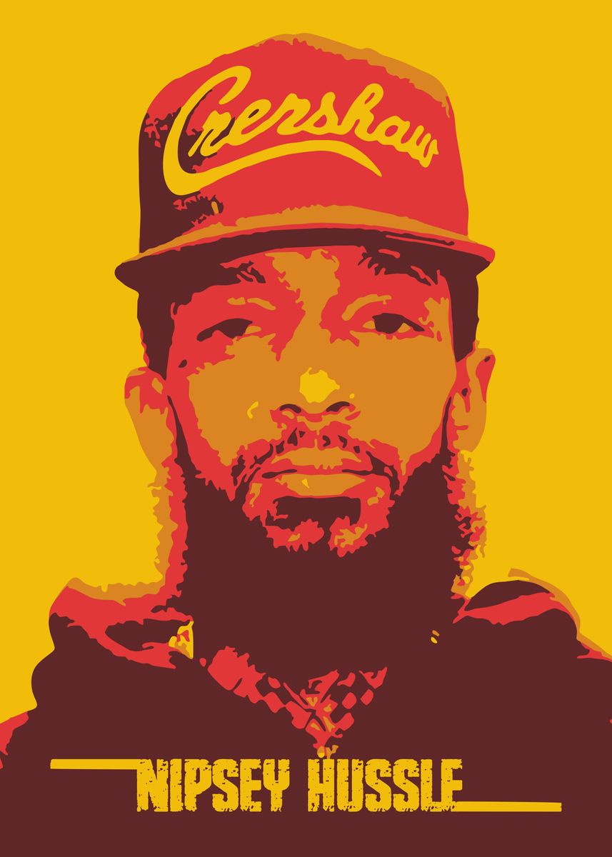 'Nipsey Hussle Rapper' Poster by taurungka Graphic Design | Displate
