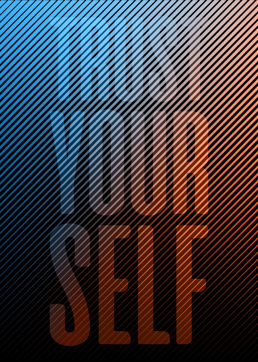 'Trust your self' Poster by Petra Rommelfanger | Displate