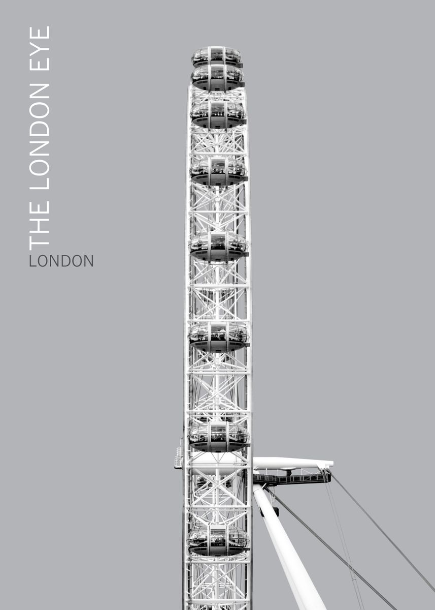 'The London Eye' Poster, picture, metal print, paint by Steve Hedge ...