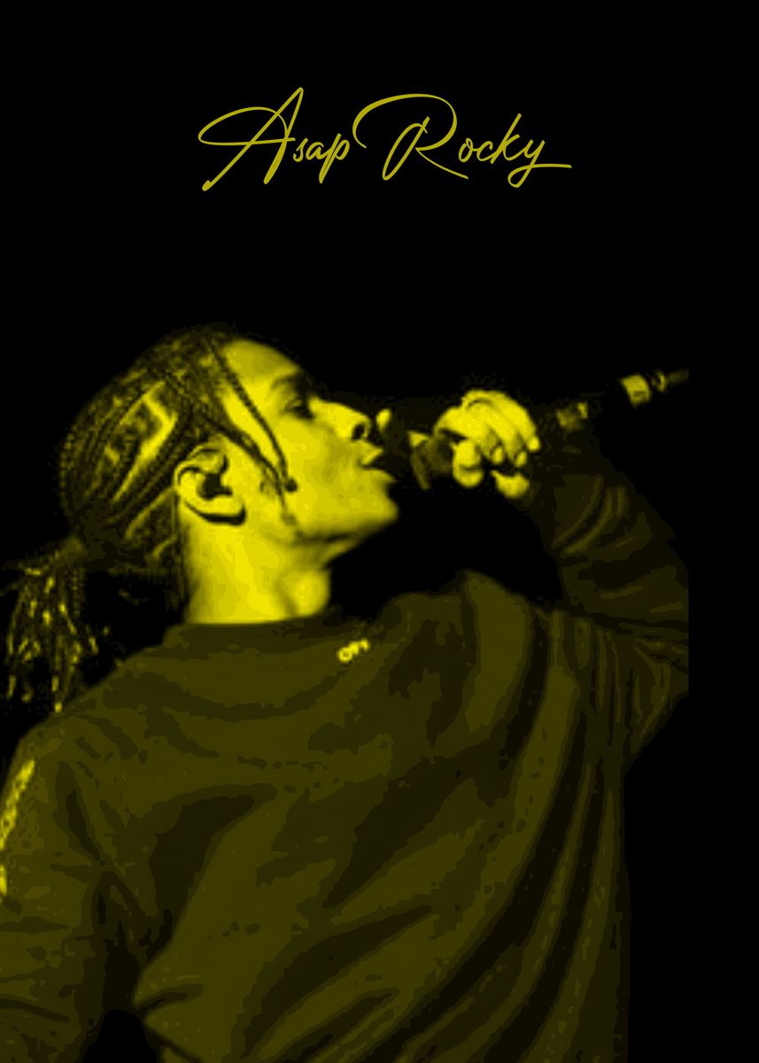 'ASAP Rocky' Poster by erma wati | Displate
