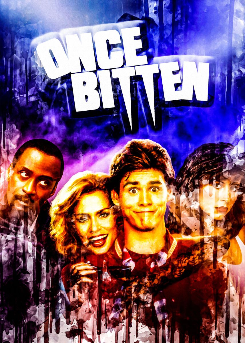 'Once Bitten' Poster by Jeffery Anabelle | Displate