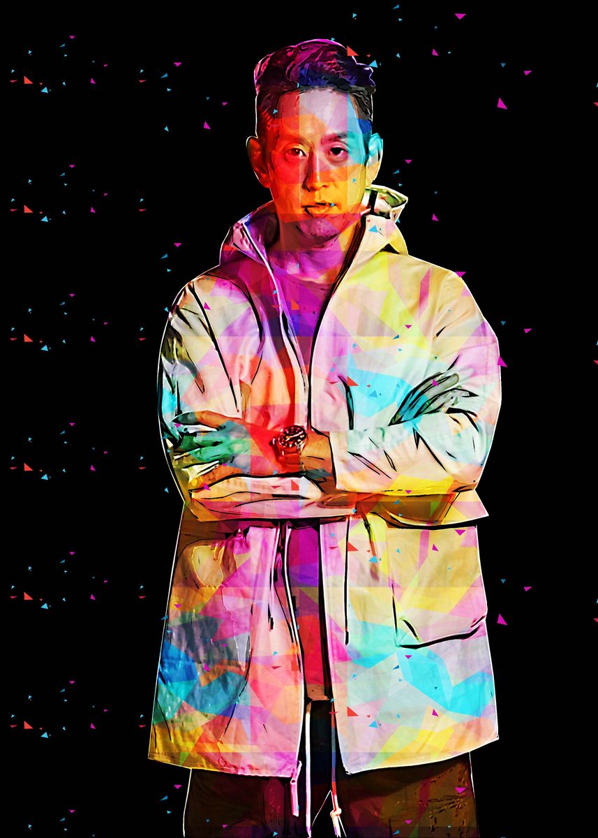 'Joe Hann' Poster, picture, metal print, paint by San Creative | Displate