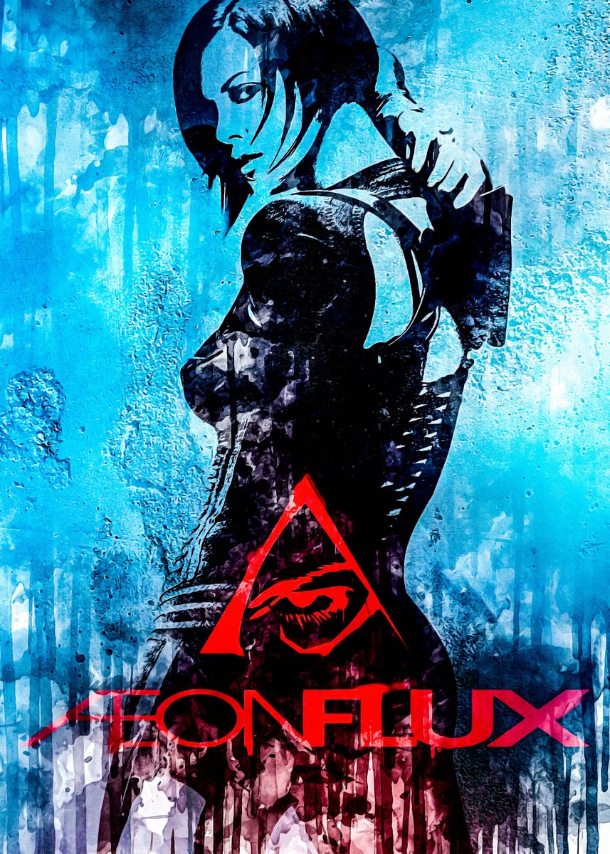 'On Flux 1' Poster, picture, metal print, paint by Kaye Luca | Displate