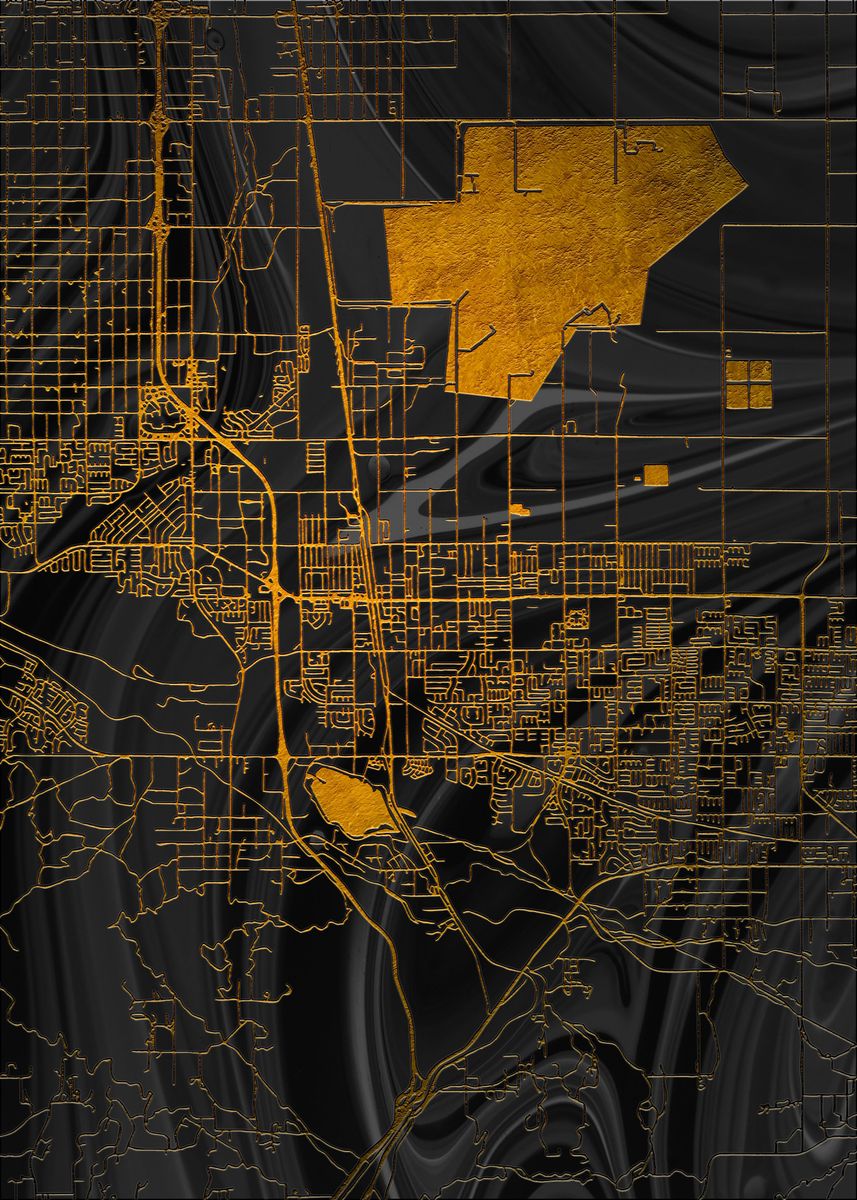 'Palmdale United States' Poster by Coconut Sorbet | Displate