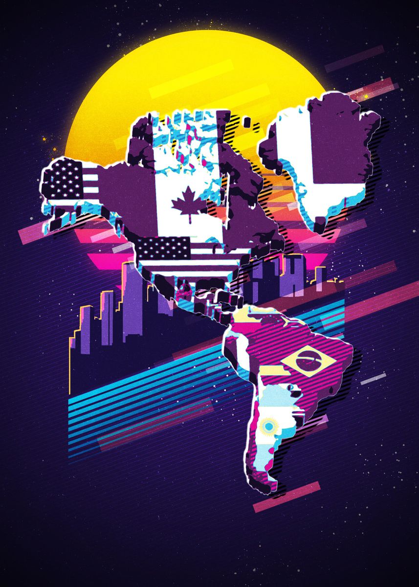 'South America' Poster, picture, metal print, paint by Animal Posters ...