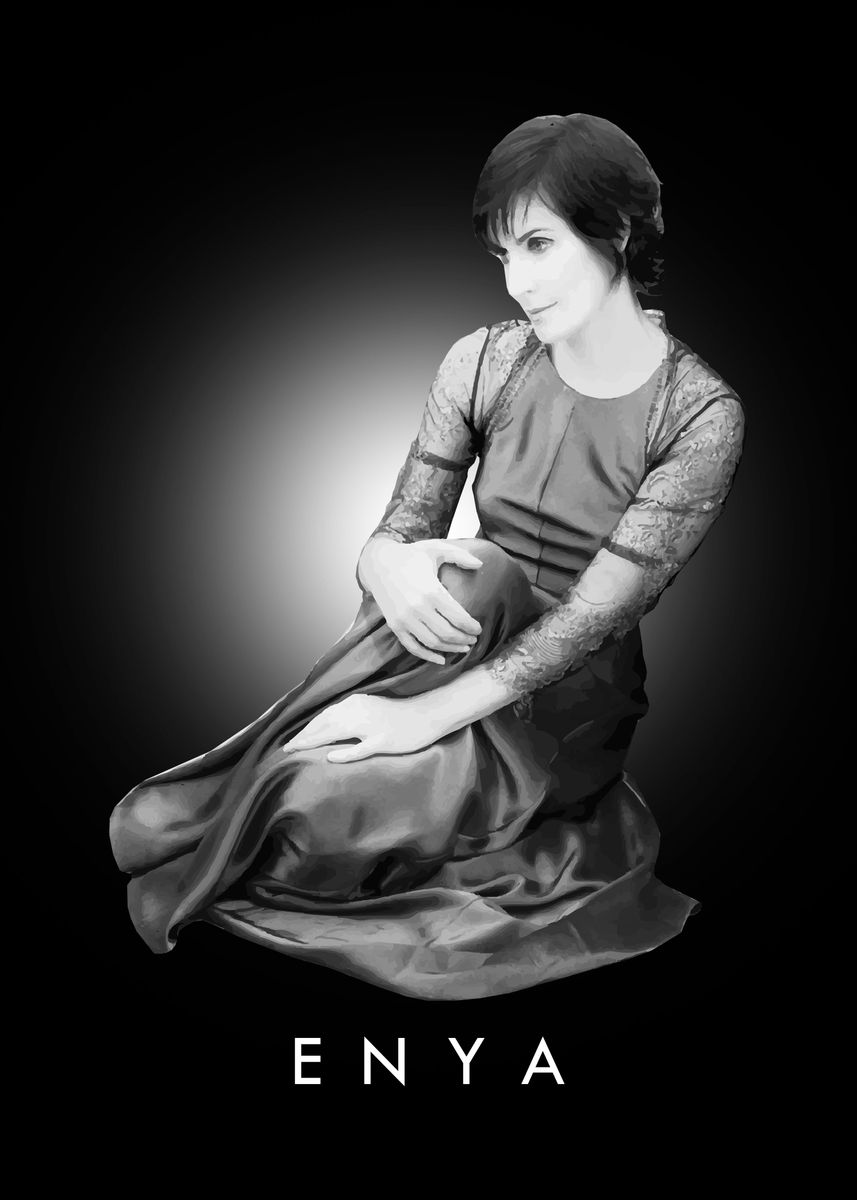 'Enya' Poster, picture, metal print, paint by Bo Kev | Displate