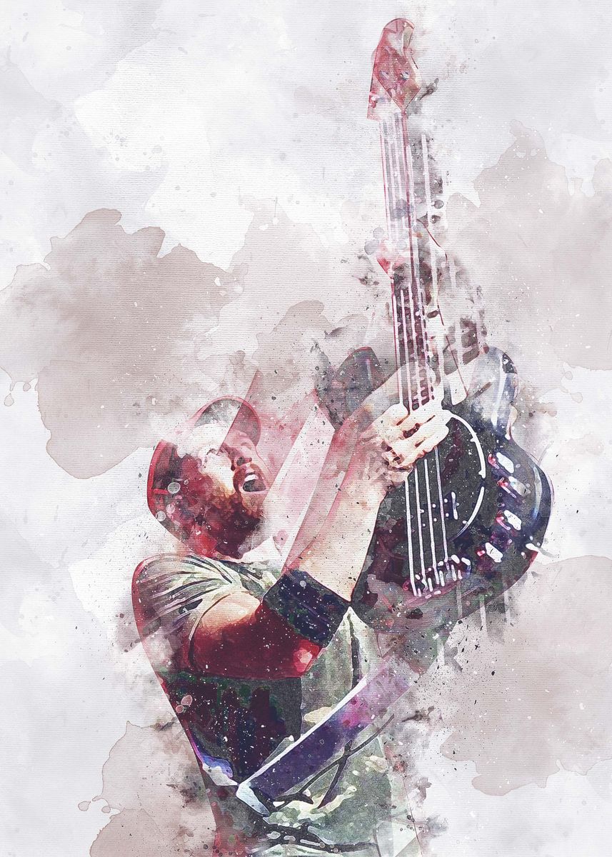 'Dave Farrell' Poster, picture, metal print, paint by San Creative ...