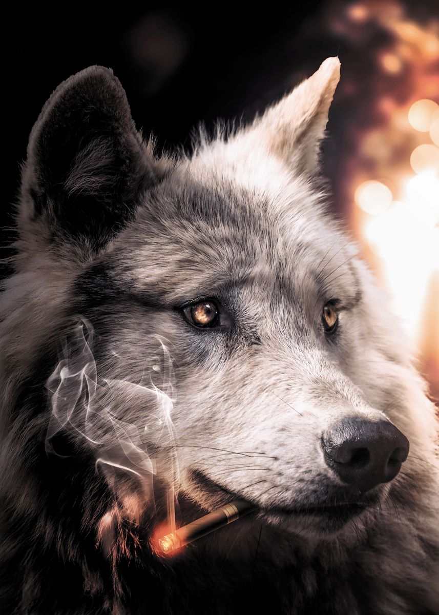 'The Big Bad Wolf' Poster, picture, metal print, paint by Zenzdesign ...
