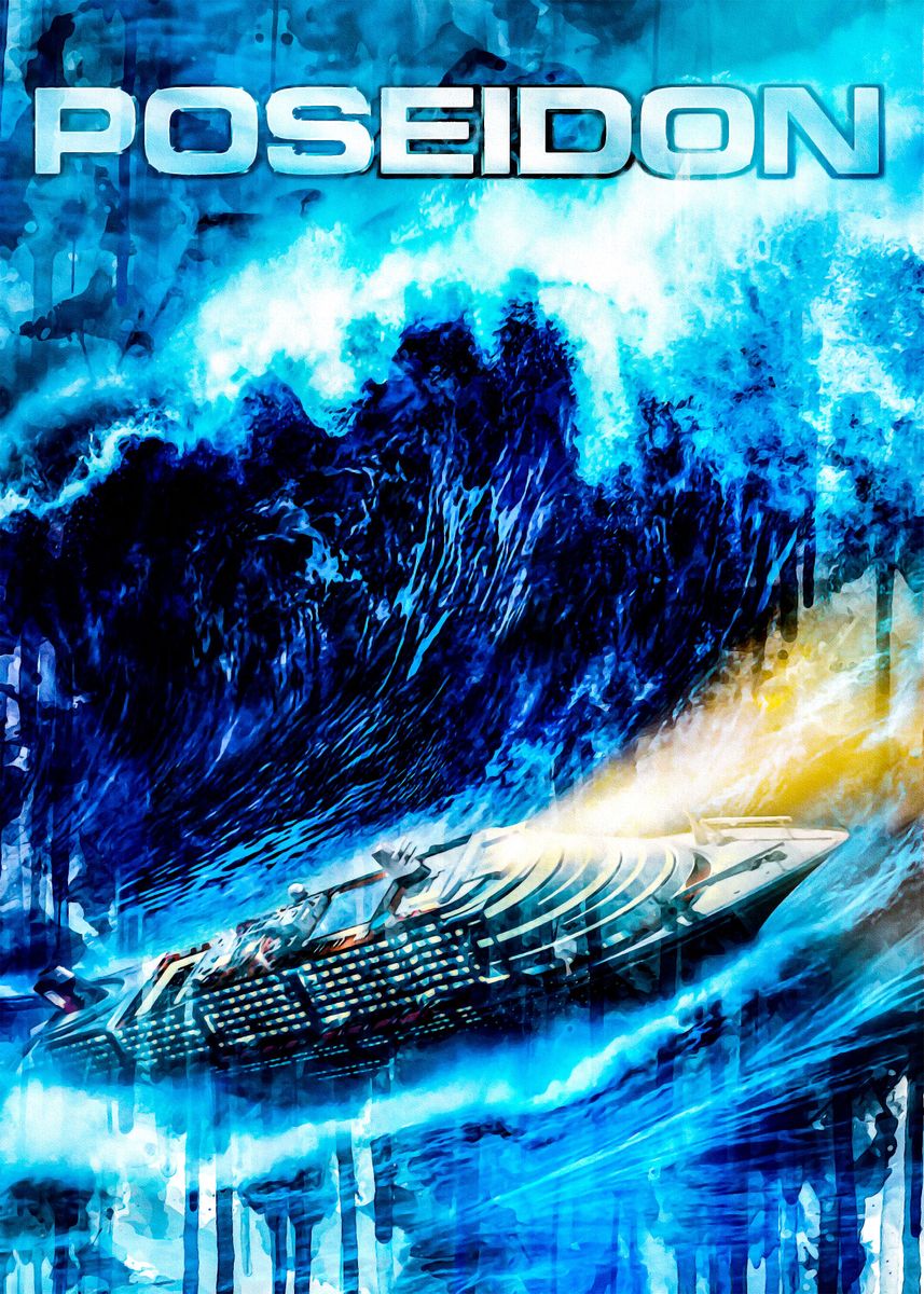'Poseidon 2' Poster, picture, metal print, paint by Kaye Luca | Displate
