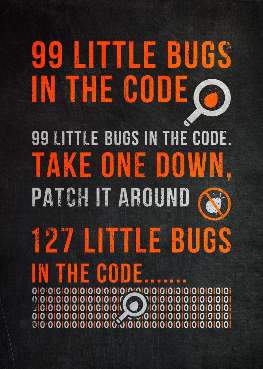 'Programming Funny Poem' Poster, picture, metal print, paint by ...