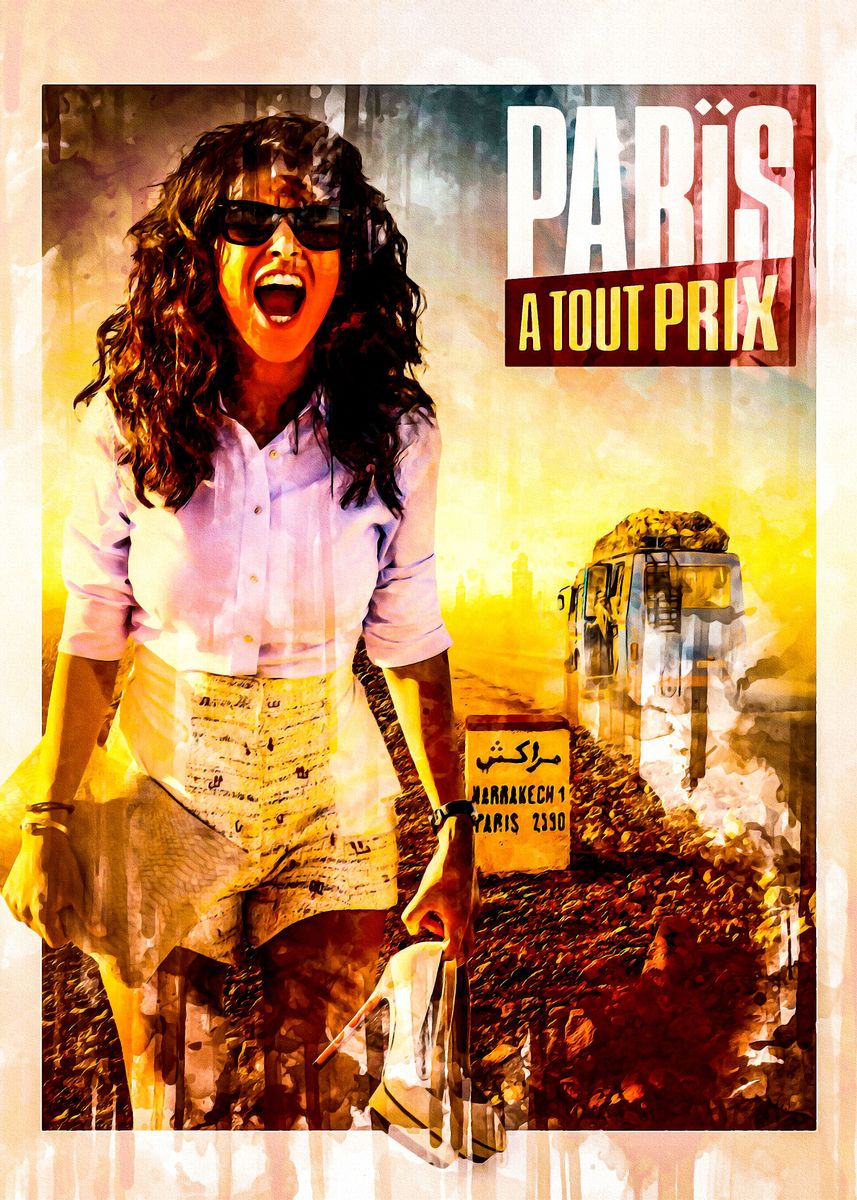 'Paris Tout Prix 2' Poster, picture, metal print, paint by Jeffery ...