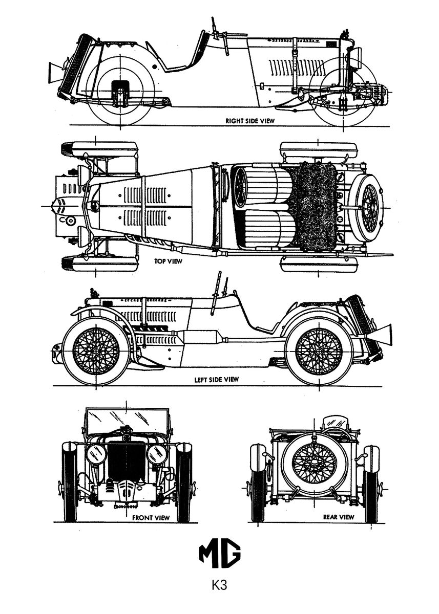 'BNW MG K3' Poster, picture, metal print, paint by DAVID CARL PLATES ...