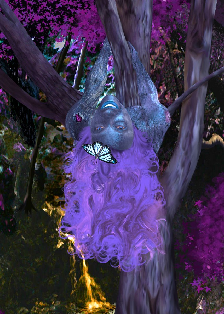 'Night Dryad' Poster, picture, metal print, paint by Rhiannon Massaro ...