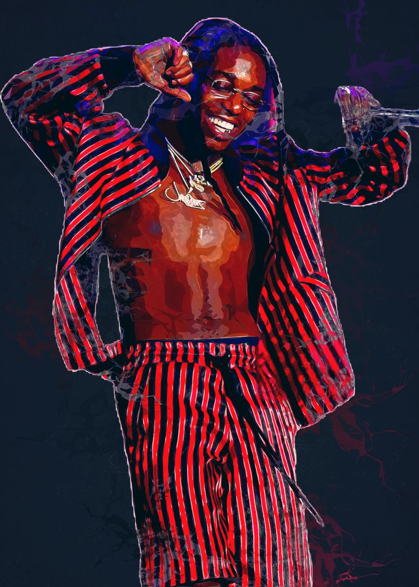 'Jacquees' Poster, picture, metal print, paint by Anderson Felix | Displate