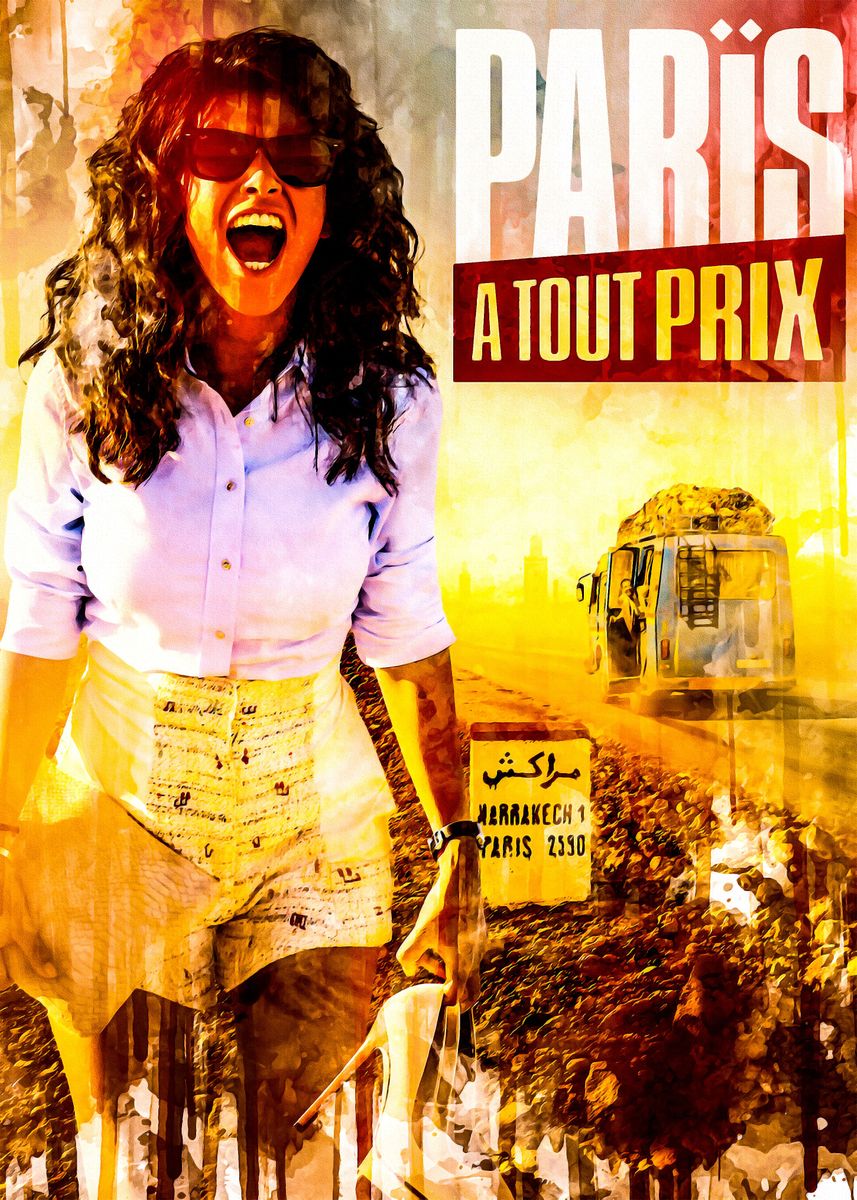 'Paris Tout Prix 1' Poster, picture, metal print, paint by Jeffery ...