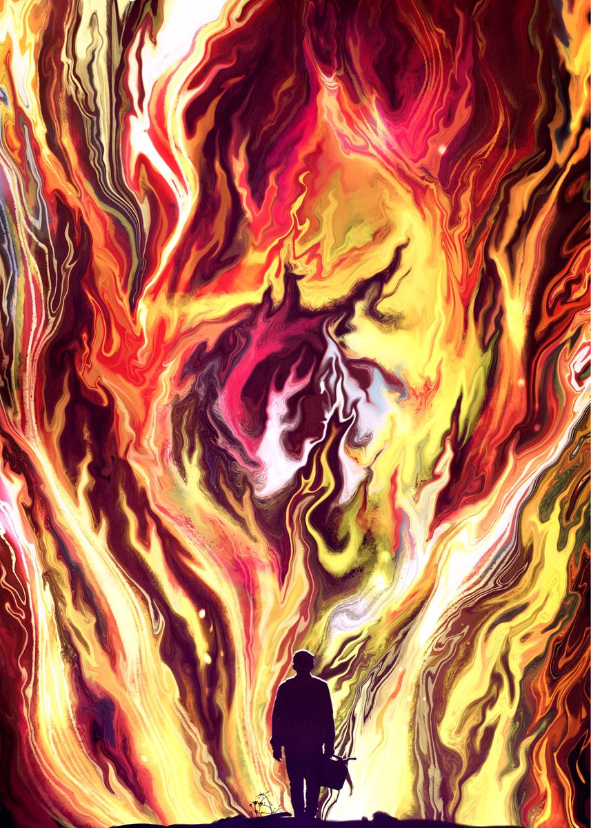 'Incendiary' Poster, picture, metal print, paint by Alexandre Poitras ...