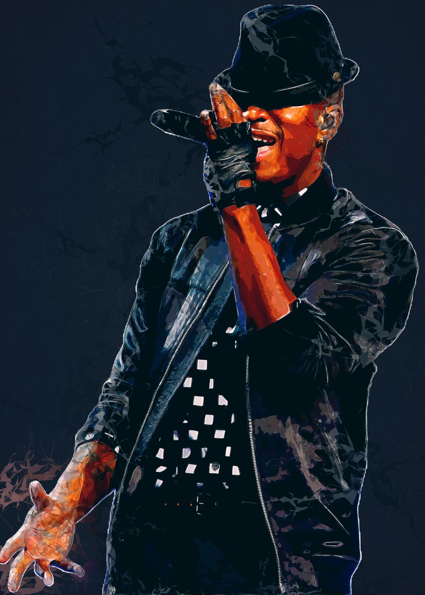 'NeYo' Poster, picture, metal print, paint by Pierre Yeldell | Displate