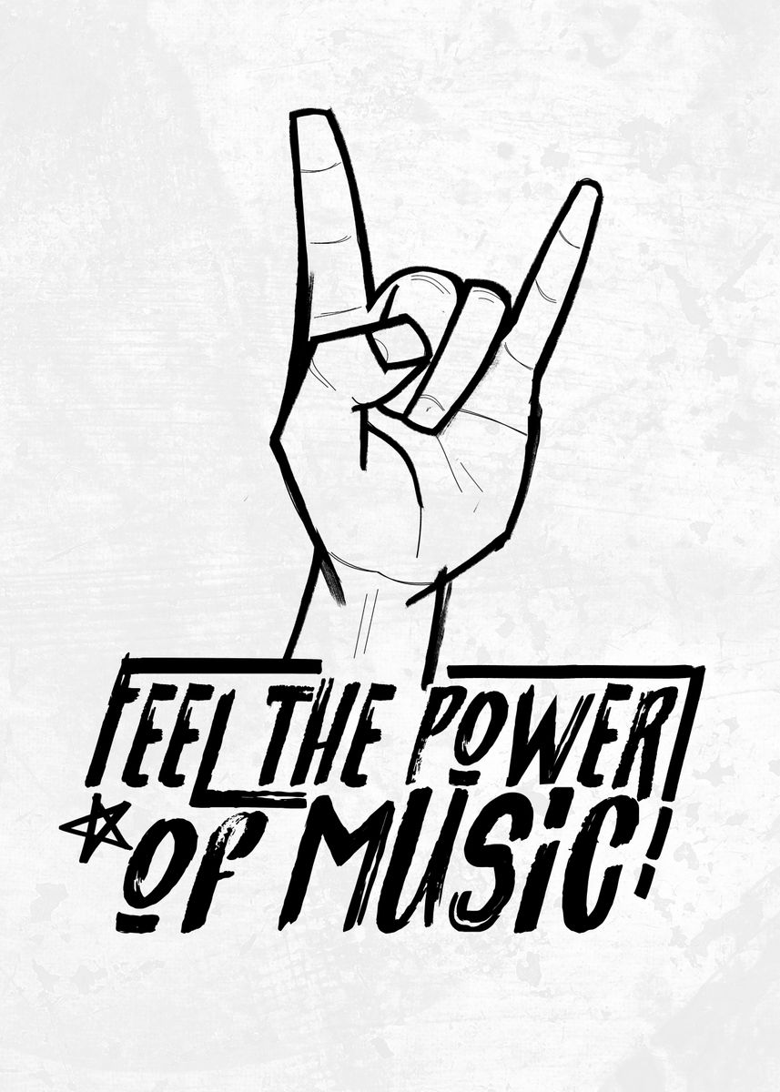 'Feel the power' Poster, picture, metal print, paint by Kiboune | Displate