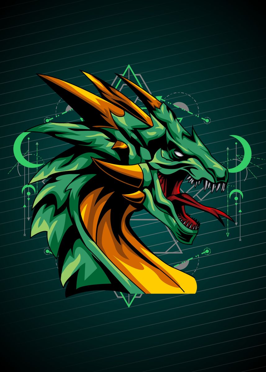 'DROGON MOON' Poster by arif purnomo | Displate