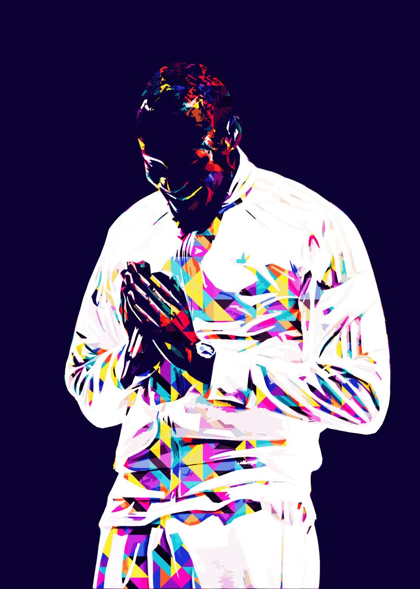 'Stormzy' Poster, picture, metal print, paint by TI KI | Displate