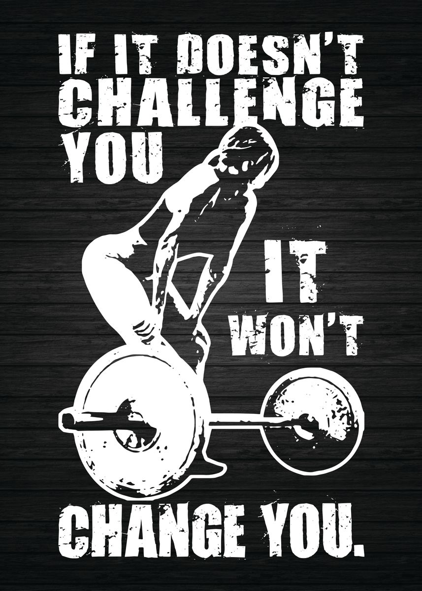 'Challenge and Change' Poster, picture, metal print, paint by CHAN ...