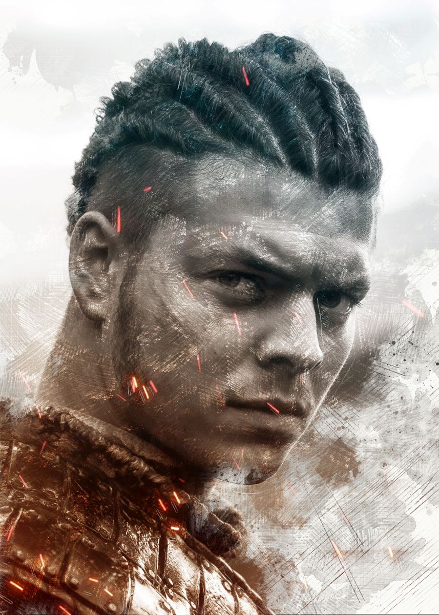 'Ivar Ragnarsson' Poster, picture, metal print, paint by Whitesenberg ...