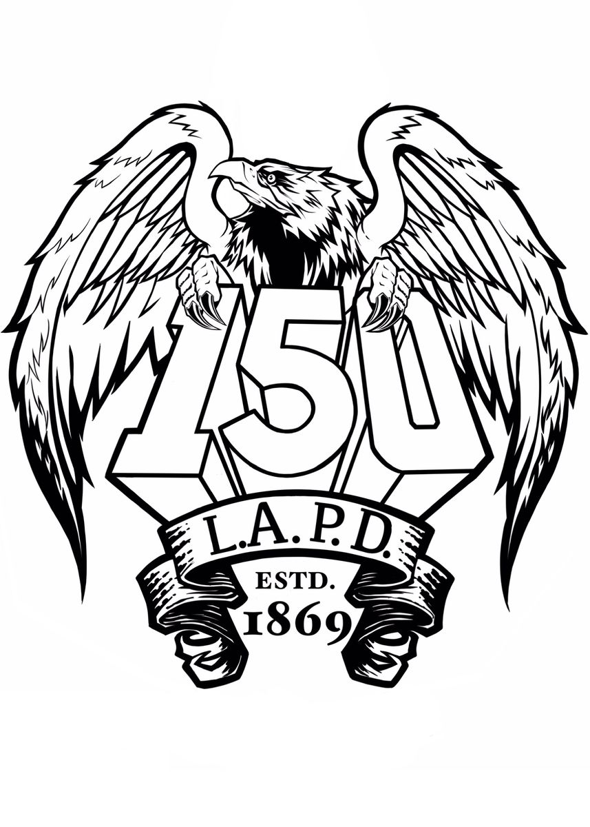 'LAPD ' Poster, picture, metal print, paint by Schattenjager | Displate